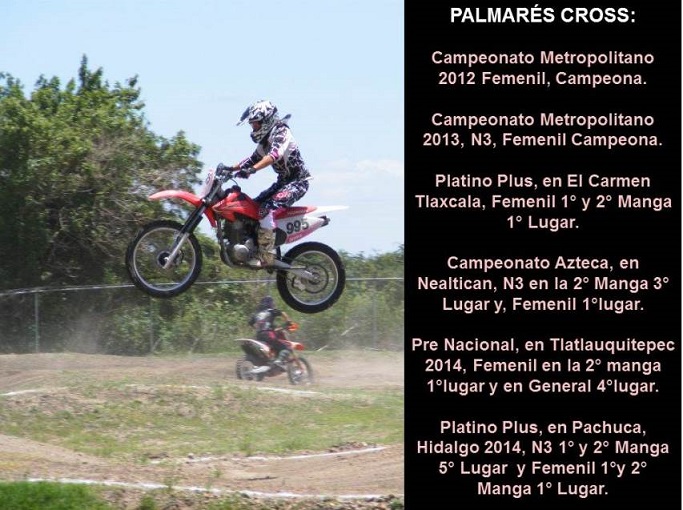 Jessica Martínez Martini domina y le apasiona el Motocross y el Enduro ...
