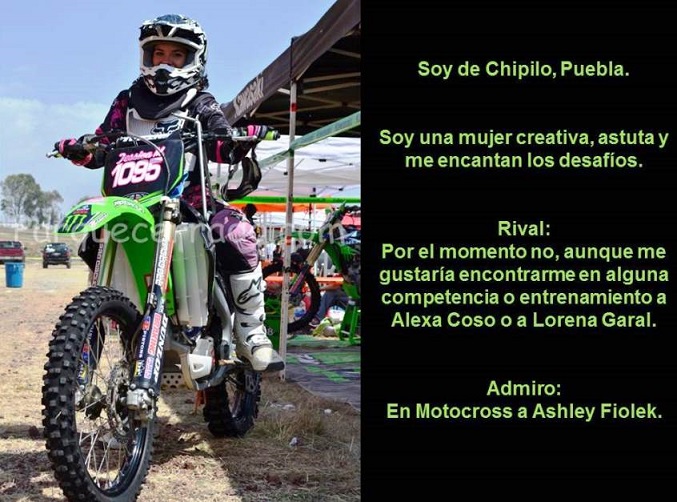 Jessica Martínez Martini domina y le apasiona el Motocross y el Enduro ...